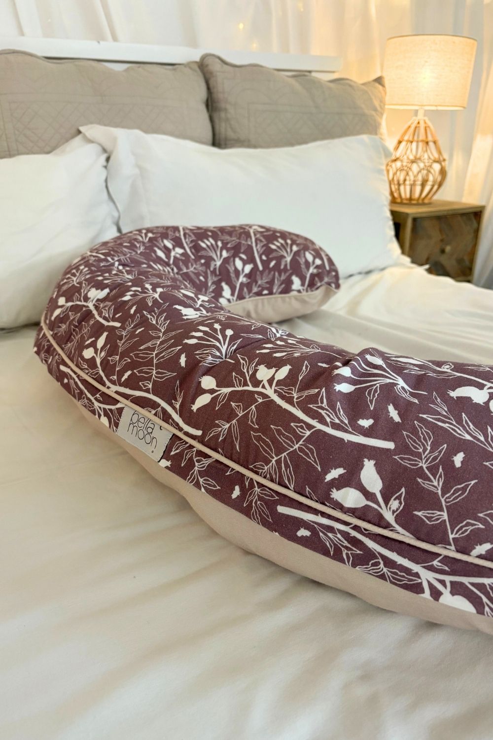 Pregnancy Pillow - Rosehip – Bellamoon USA
